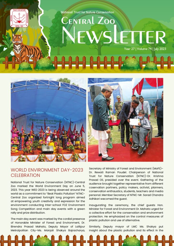 Newsletter Sep 2023 – Central Zoo